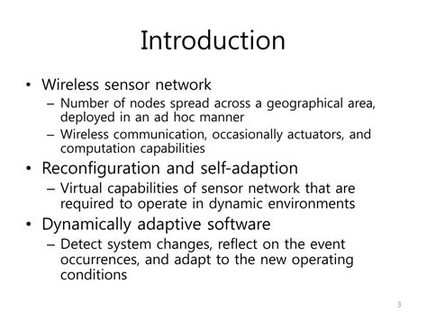 Ppt Dynamic Software Reconfiguration In Sensor Network Powerpoint