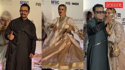 Umrao Jaan Screening Rekha Adorably Kisses Ar Rahman Dances With Anil Umrao Jaan Screening Rekha Adorably Kisses Ar Rahman Dances With Anil