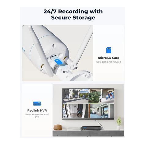 Reolink Rlc 810wa 4k 8mp Dual Band Wi Fi 6 Surveillance Camera With Sd