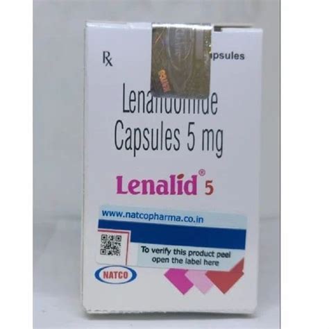 5mg Lenalidomide Capsules At Rs 2131bottle Pharmaceutical Capsules
