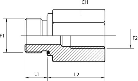 Male Female Stud Adapter Packing BSP ADAPTORS