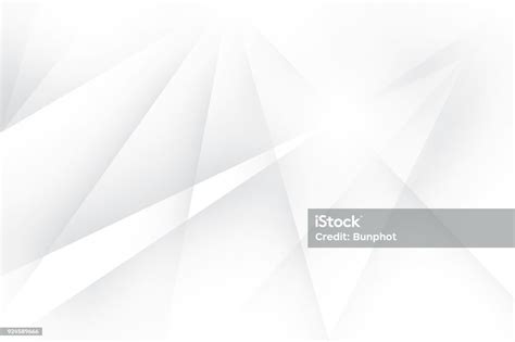 추상적인 기하학적 흰색과 회색 배경 색상 벡터 일러스트 레이 션입니다 0명에 대한 스톡 벡터 아트 및 기타 이미지 0명 가상현실 그라데이션 Istock