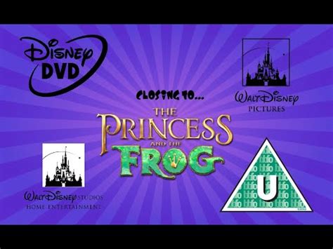 Closing To The Princess And The Frog 2010 Uk Dvd Youtube