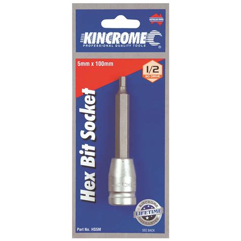 Hex Bit Socket 5mm 12 Drive Kincrome Tools Kincrome