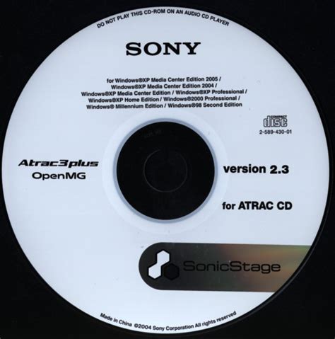 Sony Sonicstage 23 Sony Free Download Borrow And Streaming