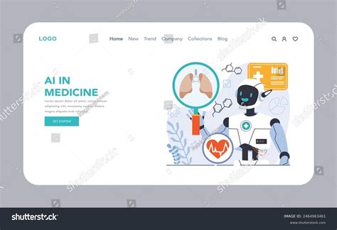 Ai Integration Web Landing Artificial Intelligence Stock Vector Royalty Free 2464963461