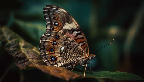 Vibrant Butterfly Wings Showcase Natural Beauty In Summer Generated By