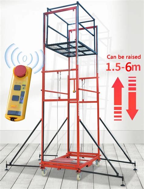 Electric Lifting Scaffolding Load Bearing 500 Kg