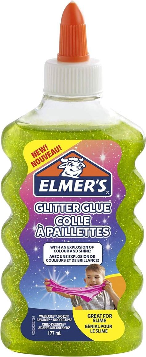 Elmers Glitter Liquid Glue 177 Ml Green Buy Best Price In Uae Dubai