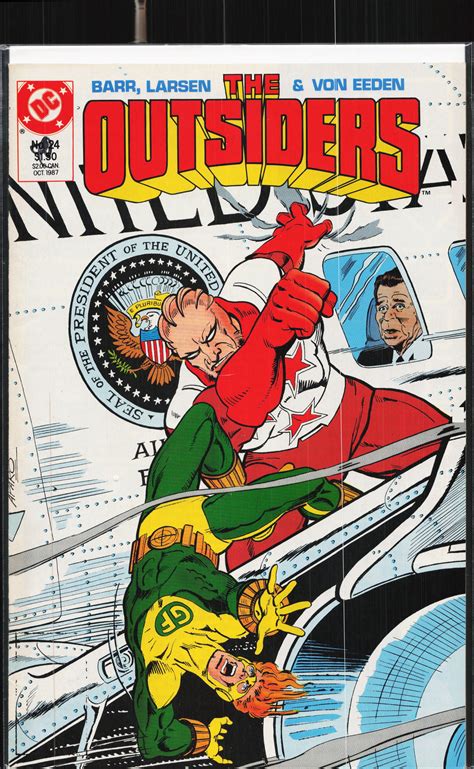 The Outsiders 24 1987 Outsiders Comic Books Copper Age Dc Comics Outsiders Superhero