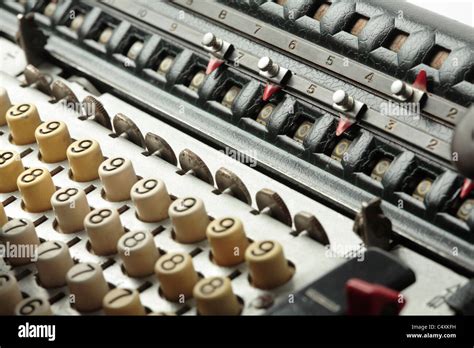 Old Adding Machine Hi Res Stock Photography And Images Alamy