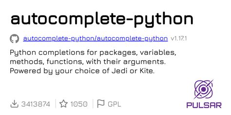 Autocomplete Python