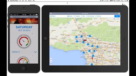 Filemakerhtml5javascript Gps Map Demo Ipad Youtube