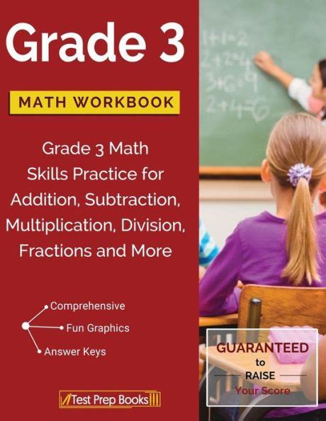 Grade 3 Math Workbook Grade 3 Math Skills Practice For Addition Subtraction Multiplication