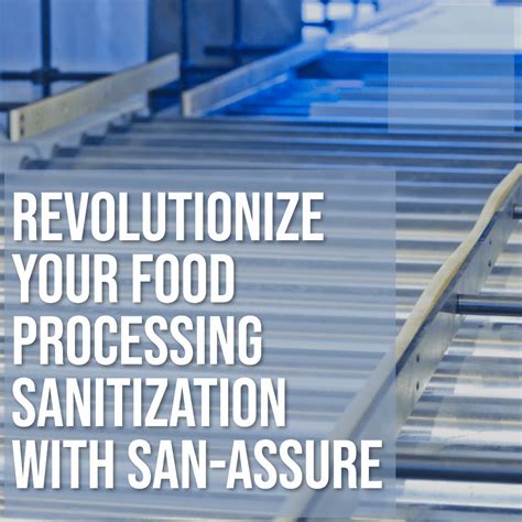 San Assure Revolutionizing Sanitization In Food Processing Facilities
