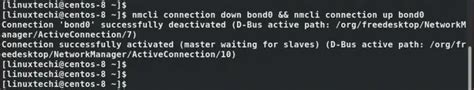 How To Configure Nic Teaming On Centos 8 Rhel 8