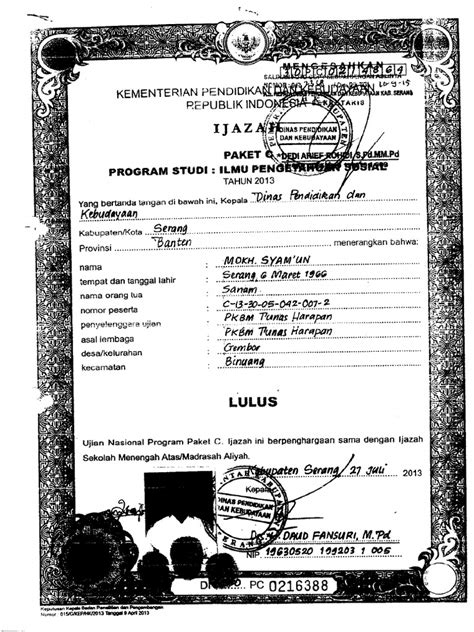 Paket C Samun Pdf