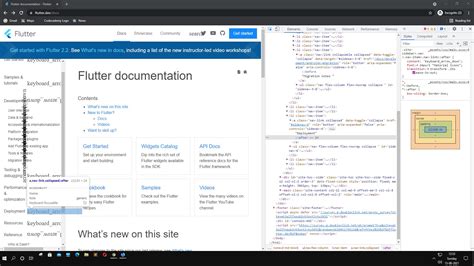 Flutterdevdocs Left Pane Is Improper · Issue 6151 · Flutter