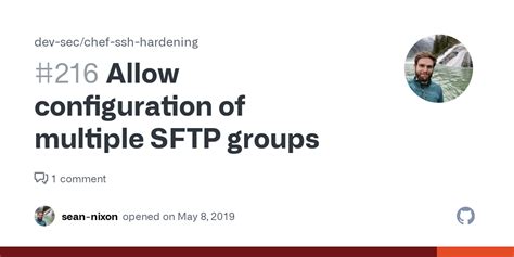 Allow Configuration Of Multiple SFTP Groups Issue 216 Dev Sec Chef