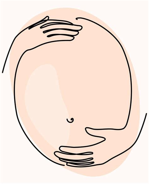 Pregnant Belly Clip Art