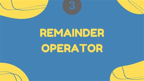 Remainder Operator Ep 03 Python Fundamentals Youtube