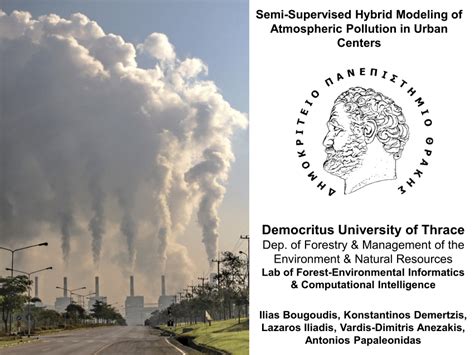 Pdf Semi Supervised Hybrid Modeling Of Atmospheric Pollution In Urban