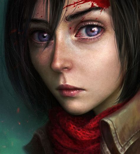 Mikasa Ackerman Shingeki No Kyojin Drawn By Jolakotturinn Danbooru