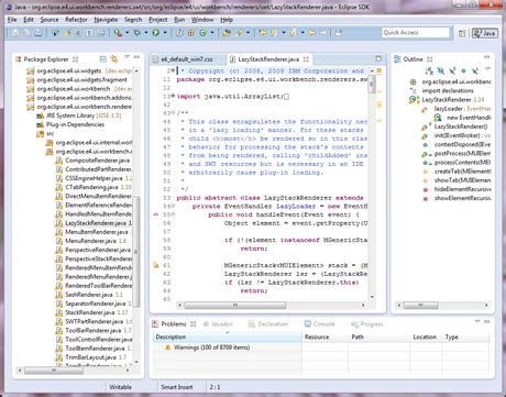 Eclipse โปรแกรมเขยนโคด ภาษา Java C C