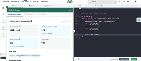Gfg160 Geeksstreak2025 Problemsolving Java Codingjourney Sakshi