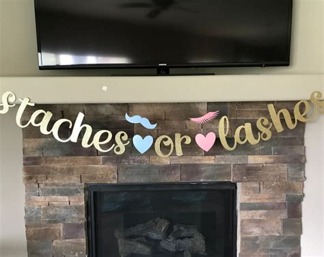 Here For The Sex Banner Gender Reveal Banner Gender Reveal Etsy