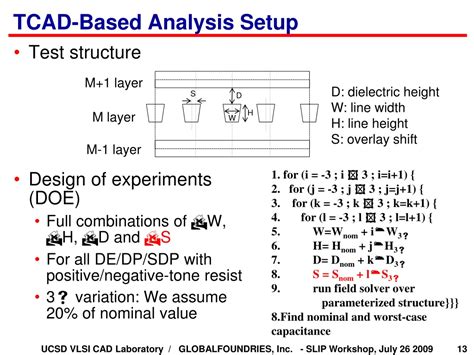 Ppt Overlay Error Vs Interconnect Variations In Double Patterning Lithography Powerpoint