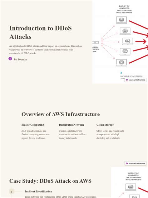 Introduction To Ddos Attacks Pdf Denial Of Service Attack Amazon Web Services