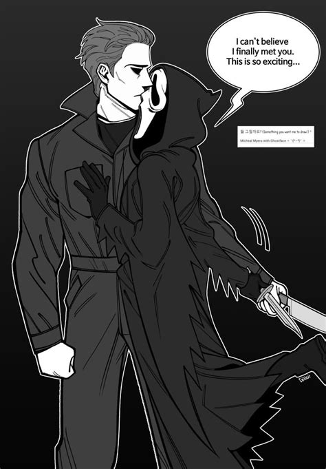 Pin By Slashers Love On Ghostface × Michael Funny Horror Scary Movie Characters Horror Villains