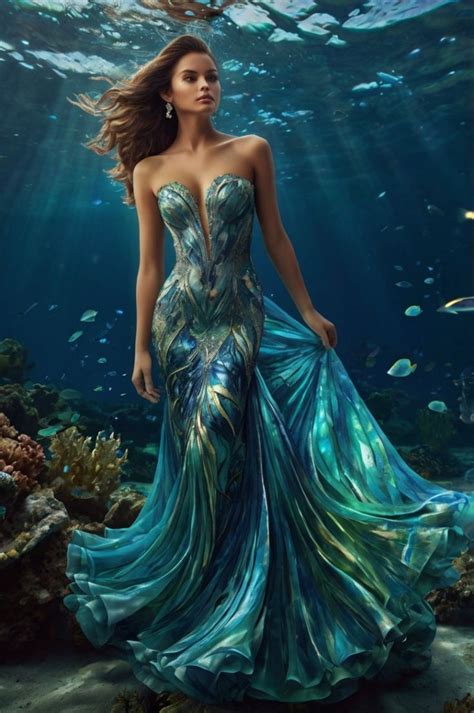 Stunning Aquatic Dress To Impress Fashion Illustration Dresses