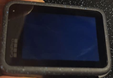 gopro12 rear screen went blank r gopro