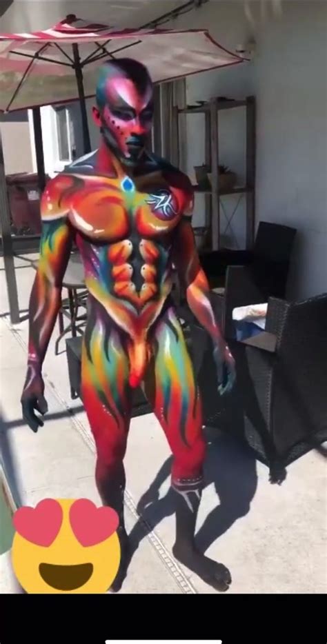 Public Naked Body Paint ThisVid