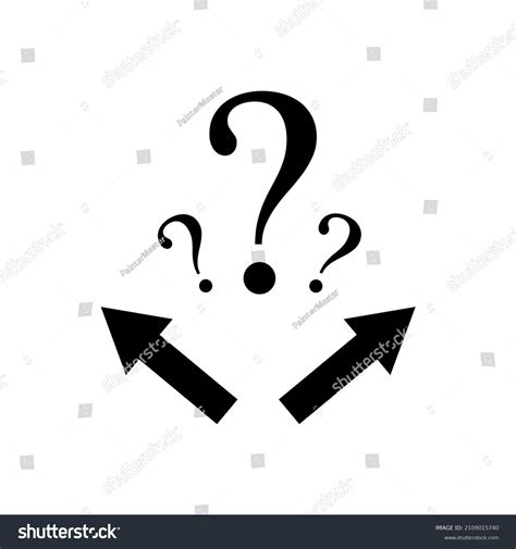 Question Mark Question Mark Down Arrow Illustration Arrow Question