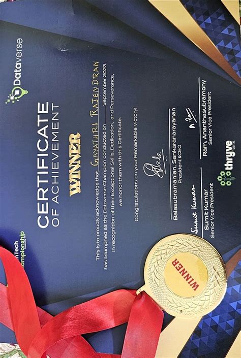 Gayathri Rajendran On Linkedin Dataversepro Datavisualization Winner Gratitude