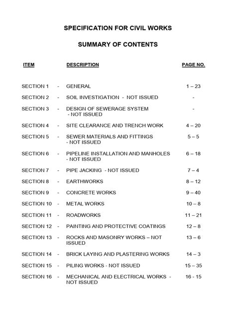 Specification Pdf Specification Technical Standard Employment
