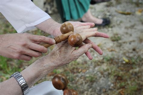 Hand Massage Stock Image C0612690 Science Photo Library