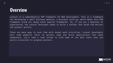 Ppt Top 10 Useful Tools For Laravel Development Powerpoint