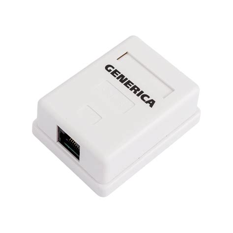 Информационная розетка Generica Rj45 кат 5е Utp 1 порт настенная Cs2 1c5eu 12 G выгодная цена