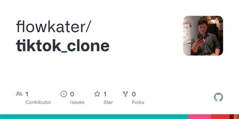 Github Flowkatertiktokclone
