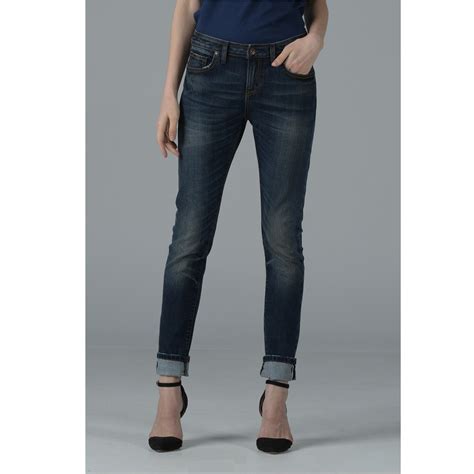 Mc Jeans กางเกงยีนส์ แม็ค แท้ ผู้หญิง กางเกงขายาว ทรงขาตรง สียีนส์ ทรงสวย คลาสสิค Mai7225 Mc