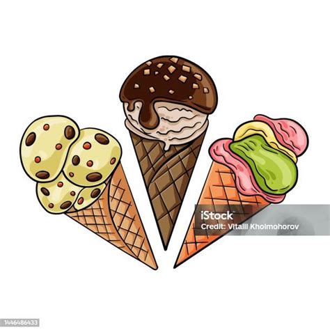 와플 콘에 터키 아이스크림 돈두르마 전통적인 터키 디저트 벡터 그림 거래자에 대한 스톡 벡터 아트 및 기타 이미지 거래자 거품 내기 곁눈질 Istock