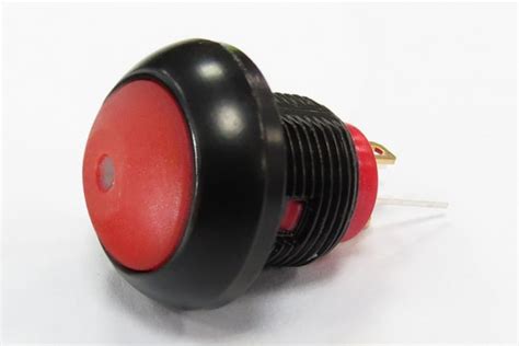 RS PRO RS PRO Illuminated Push Button Switch Momentary Panel Mount Mm Cutout SPST Red
