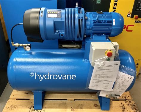 Hydrovane Hv04 Receiver Mounted Rotary Vane Compressor 20 1cfm 4 0kw