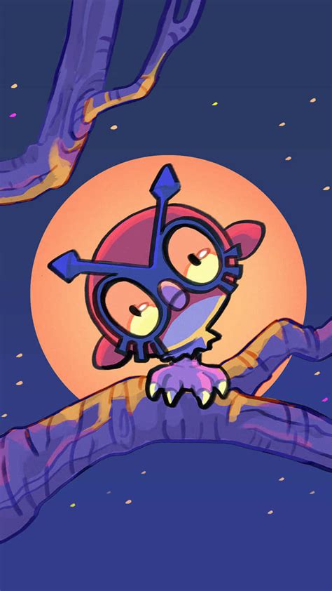 Download Cute Hoothoot Pokemon 2d Cartoon Wallpaper
