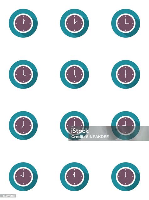 벡터 일러스트 레이 션 시계의 긴 그림자와 함께 24 시간을 설정합니다 0명에 대한 스톡 벡터 아트 및 기타 이미지 0명 24 시간 영업 표시 개념 Istock