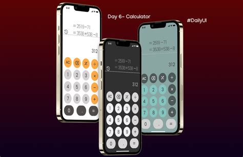 Calculator Ui Design Figma